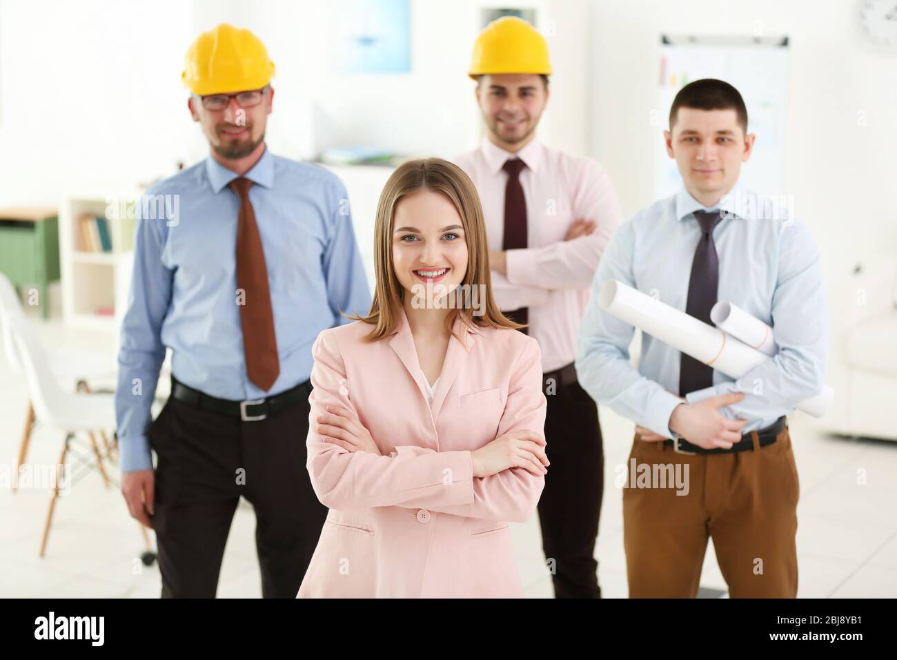Engineering team in design center Stock Photo - Alamy