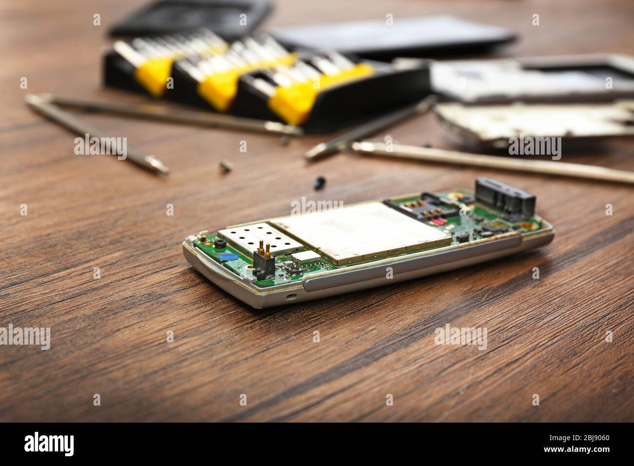 Mobile phone repair, closeup Stock Photo - Alamy