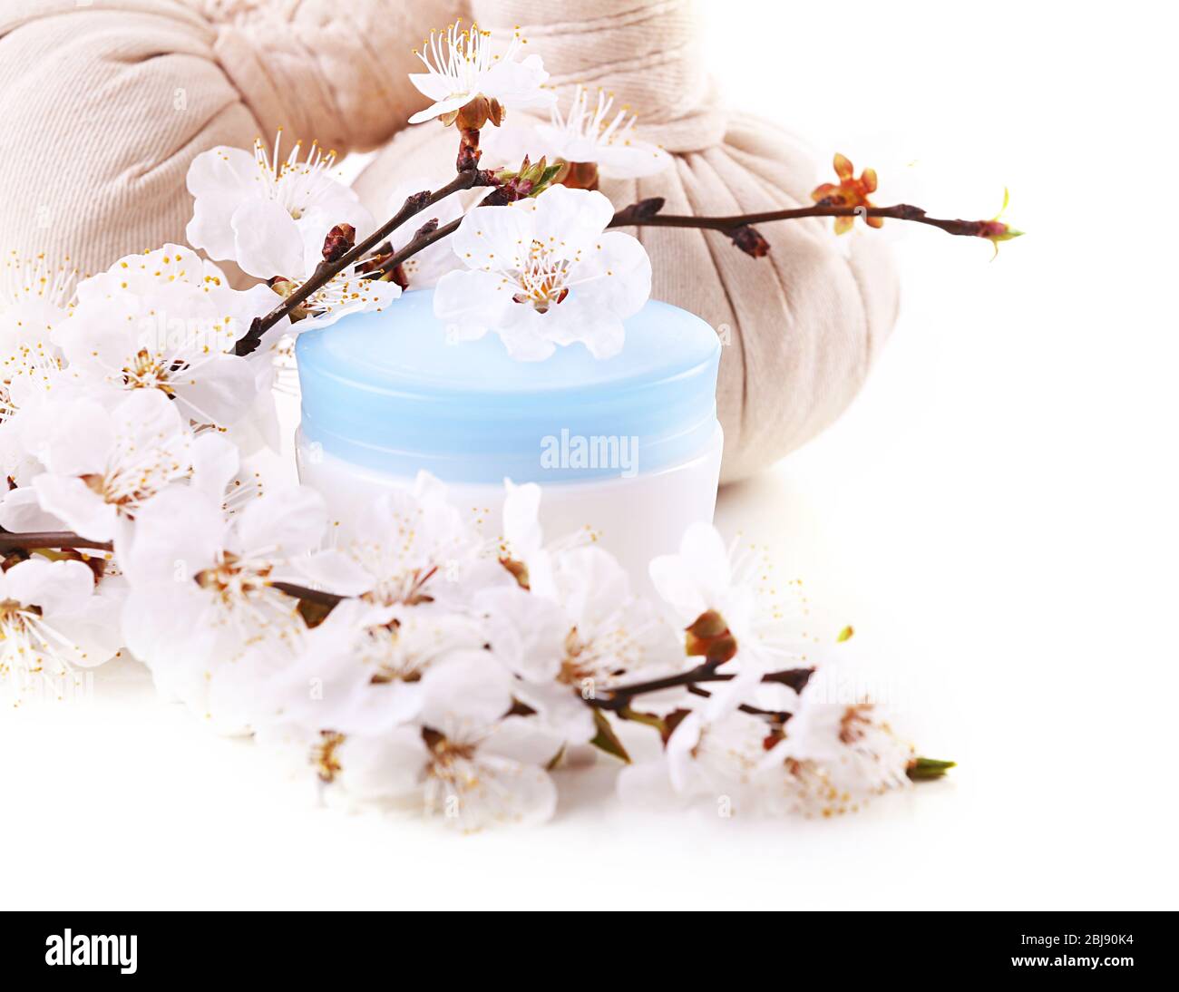 Spa composition blooming branch hi-res stock photography and images - Alamy