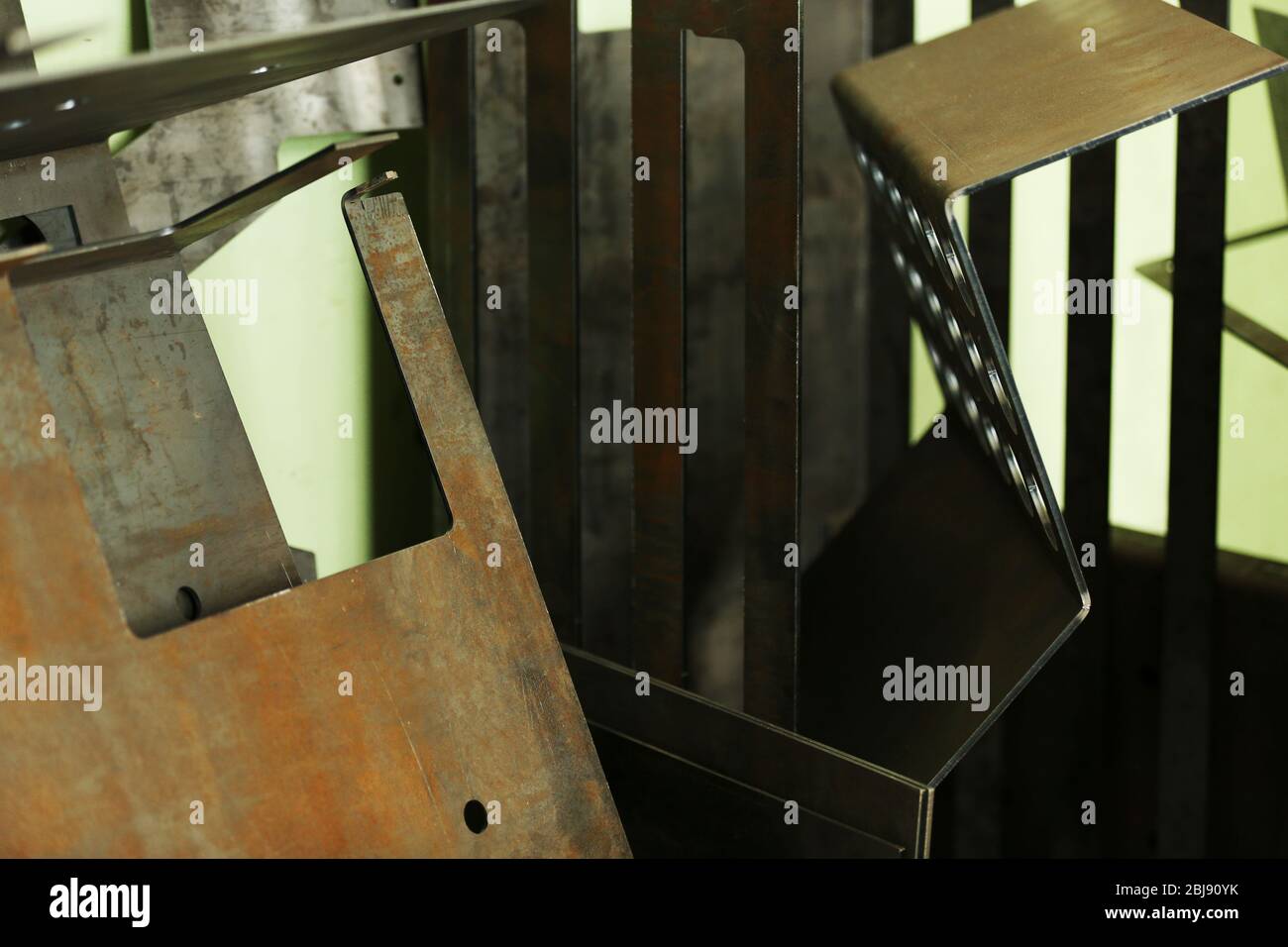 Different kinds of stock material, closeup Stock Photo - Alamy