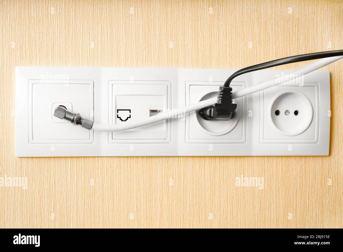 Wall plugs, closeup Stock Photo - Alamy