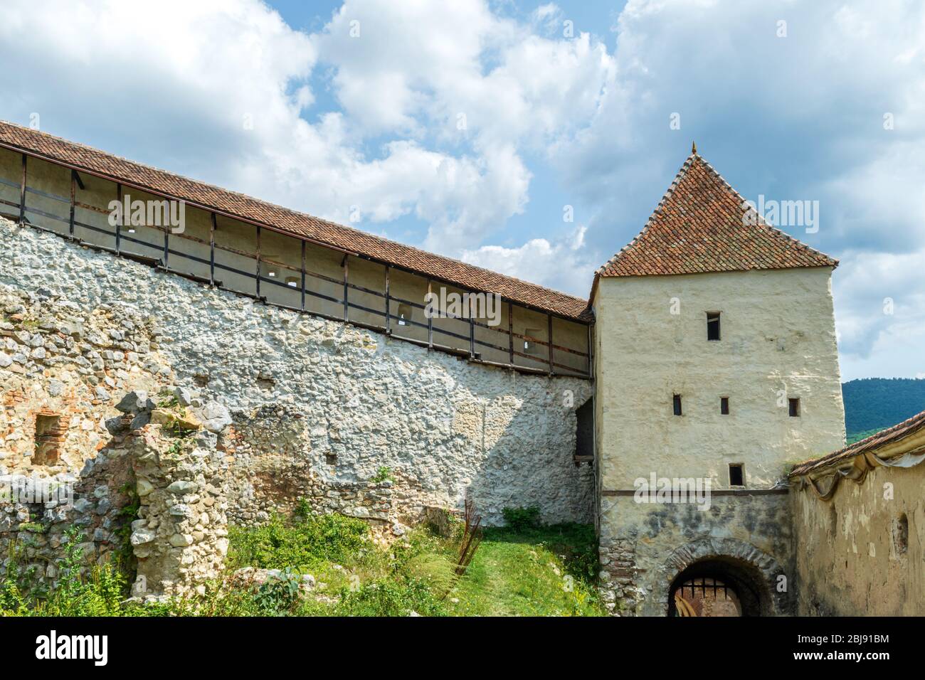 The weapons tower, Rasnov Citadel, Brasov, Romania Stock Photo - Alamy