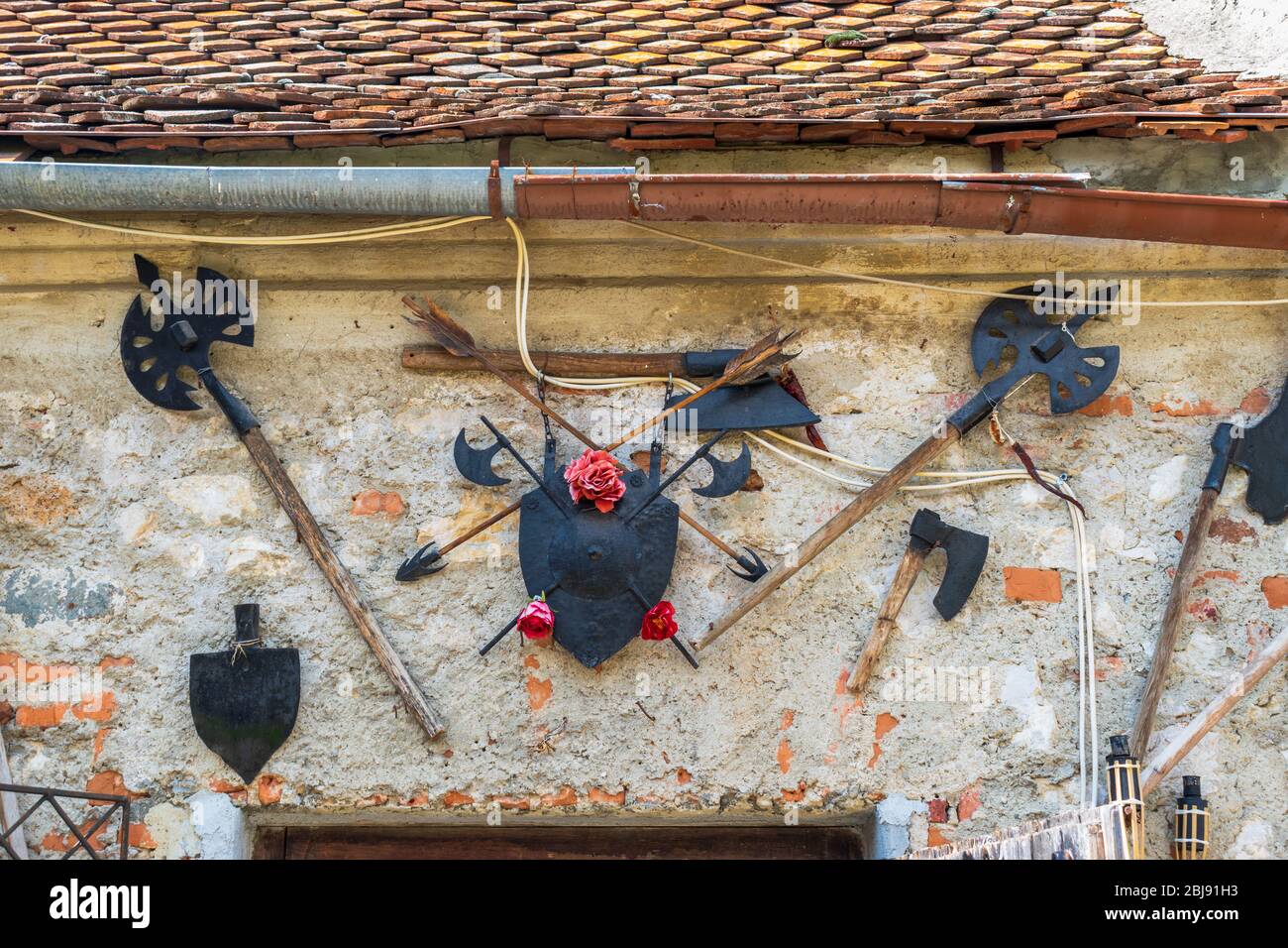 Medieval tools and weapons hi-res stock photography and images - Alamy