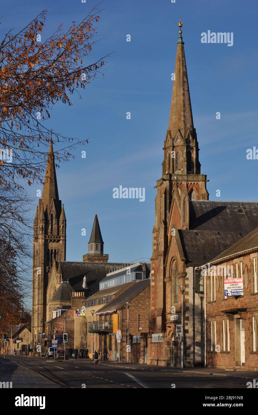 Free North Church and St. Columba High Church, Inverness, Scotland ...