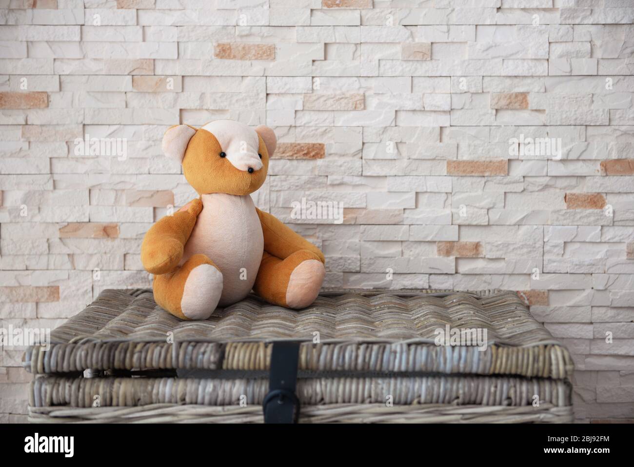 Kids toy on brick hi-res stock photography and images - Alamy