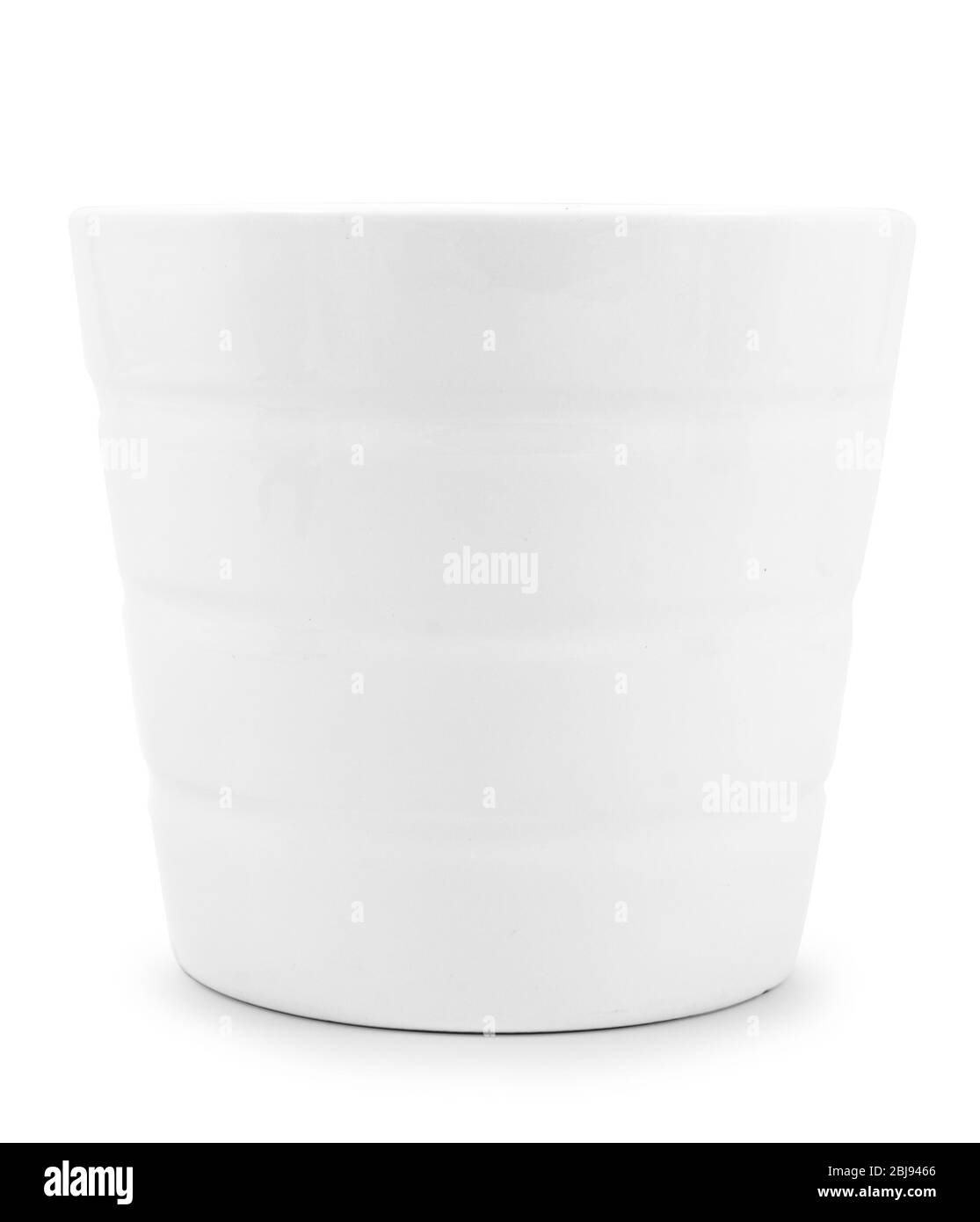 white pot isolated on white background Stock Photo - Alamy