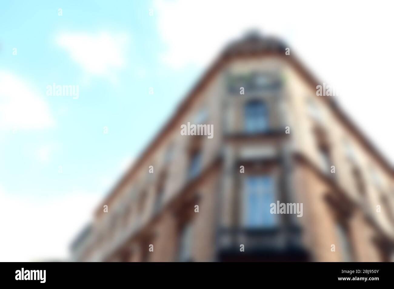 Blurred background: the old building Stock Photo - Alamy