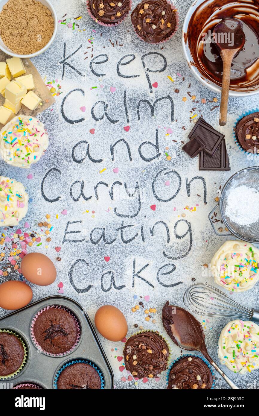 Keep calm and carry on baking hi-res stock photography and images - Alamy