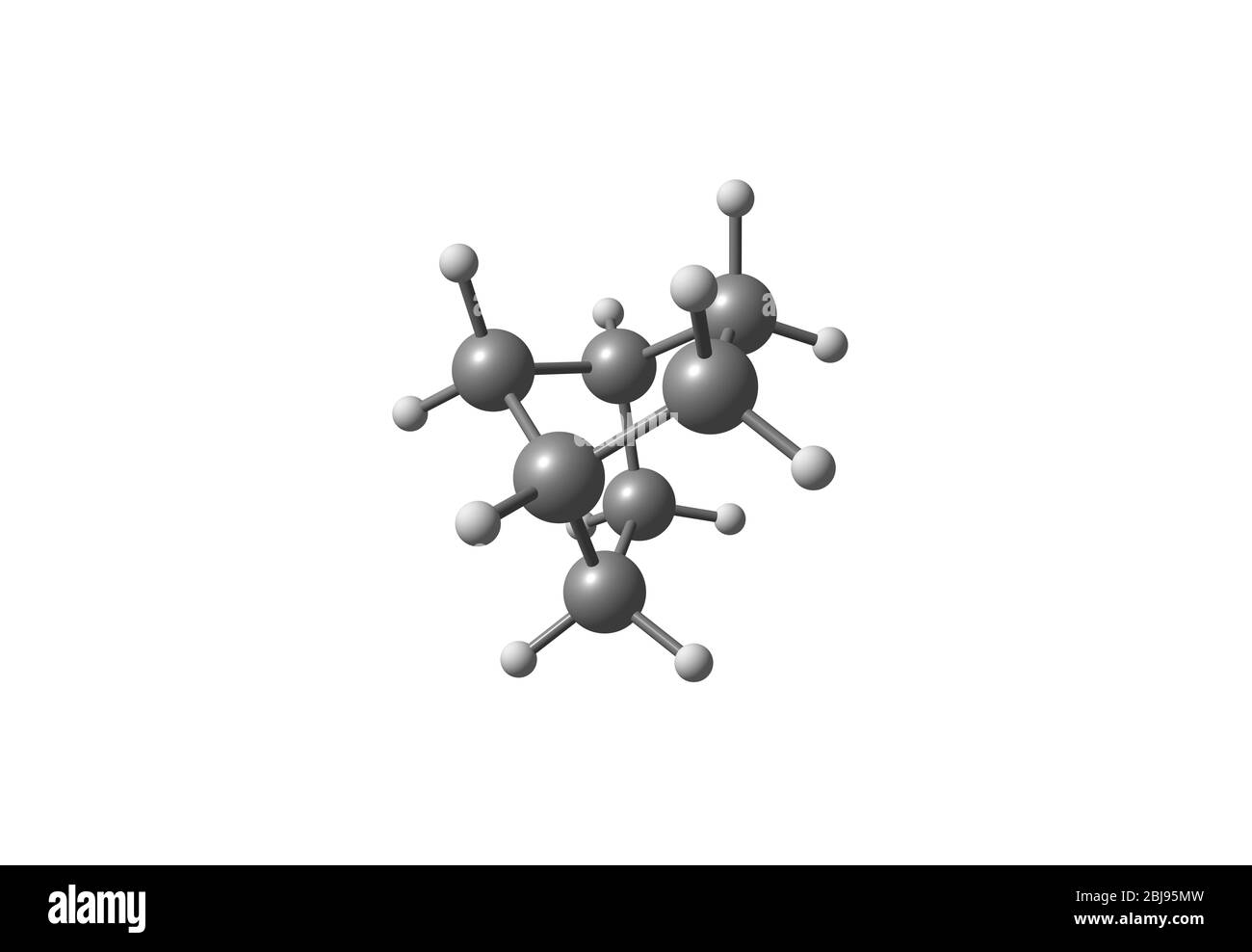 A bicyclic molecule with two fused rings Stock Photo - Alamy