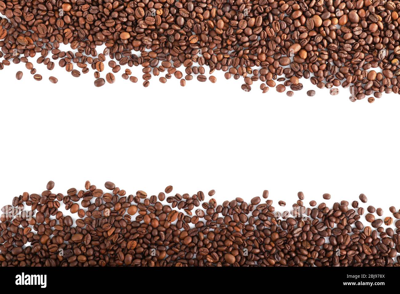 Coffee beans isolated on white Stock Photo - Alamy
