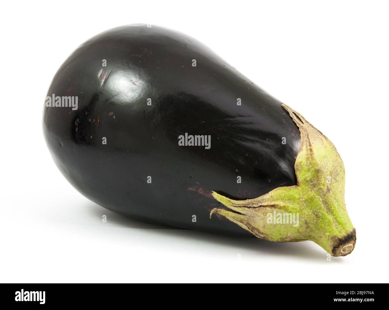 eggplant or aubergine vegetable isolated on white background Stock ...
