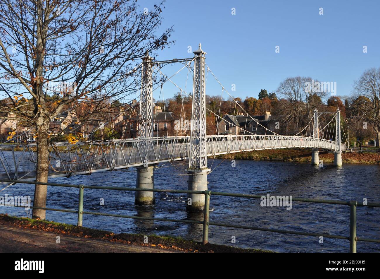 Greig Street bridge facing away from the Free North Church of Scotland ...