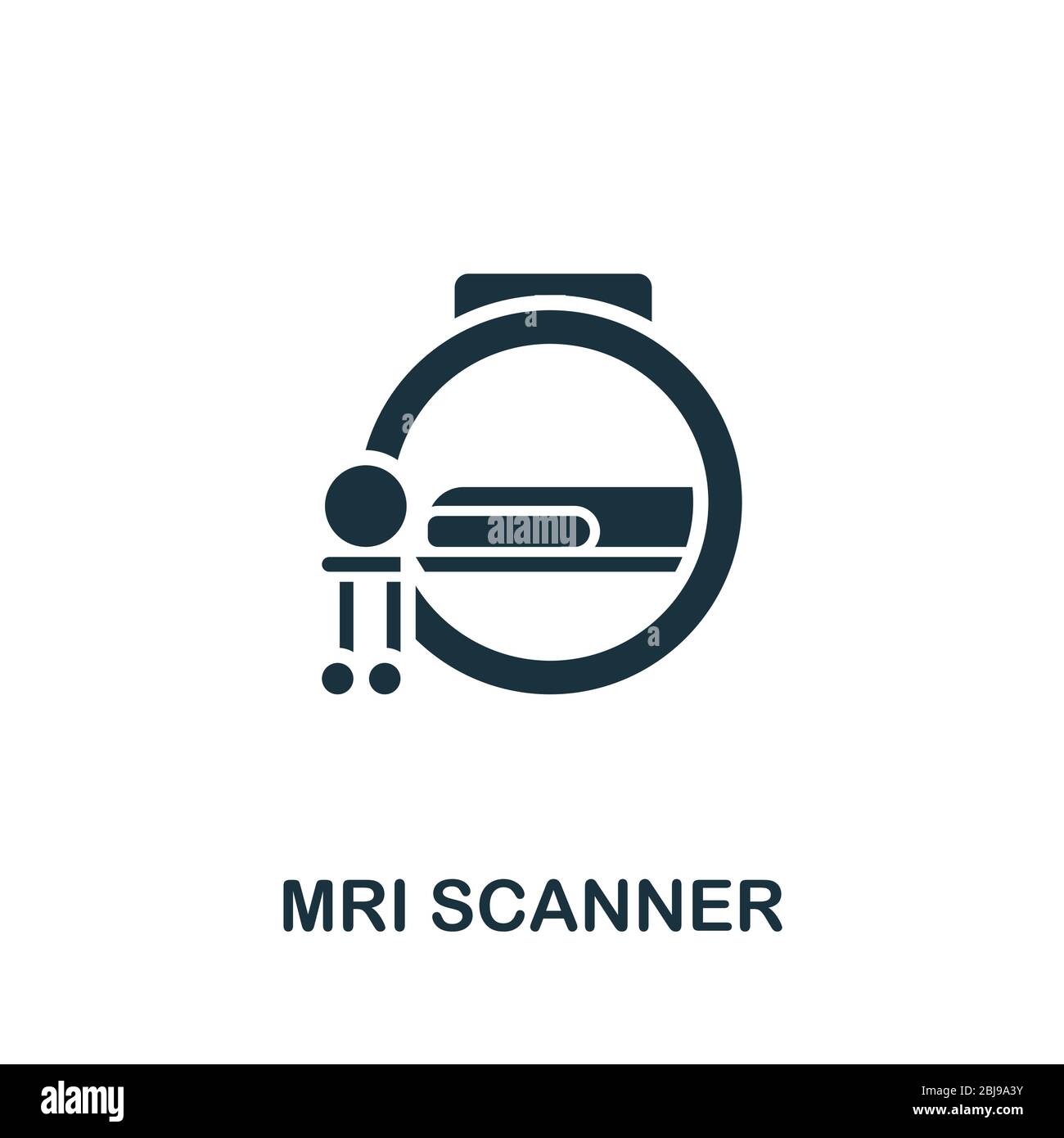 Mri Scanner icon. Simple illustration from medical equipment collection ...