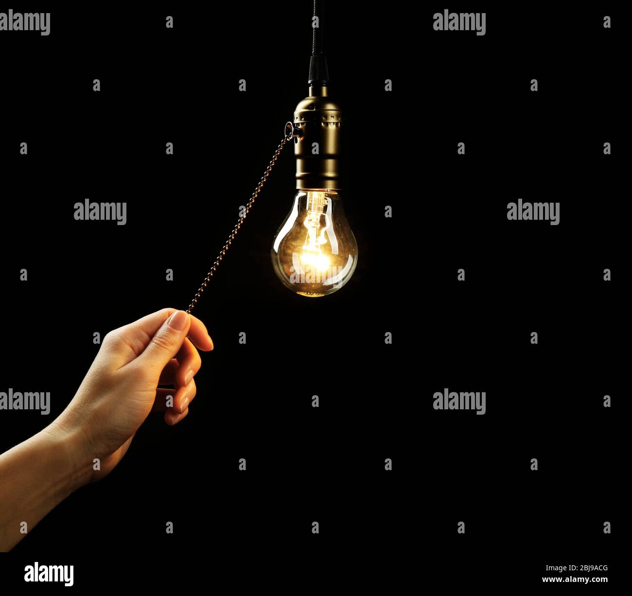 Fluorescent light bulb turning on hi-res stock photography and images ...