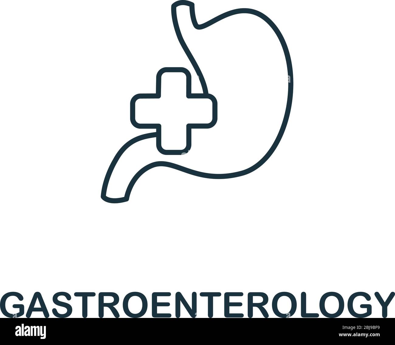 Gastroenterology icon from medical collection. Simple line element ...