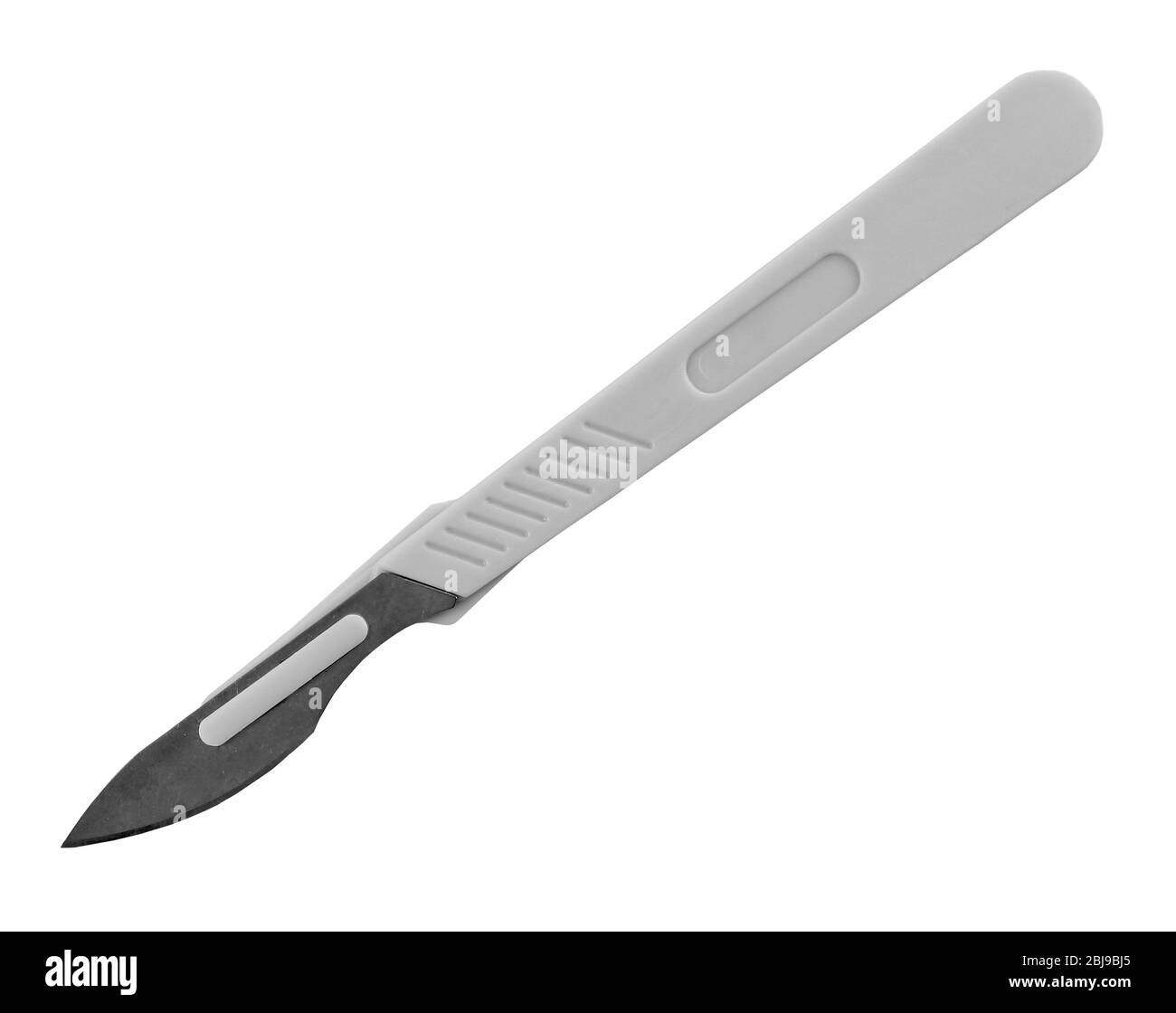 Scalpel on a white background Stock Photo - Alamy