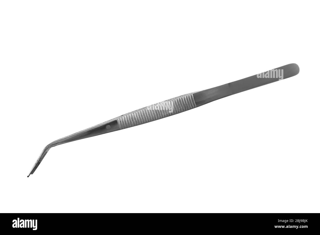 Forceps on a white background Stock Photo - Alamy