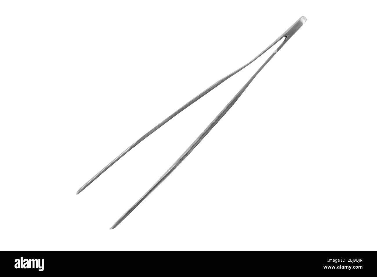 Forceps on a white background Stock Photo - Alamy