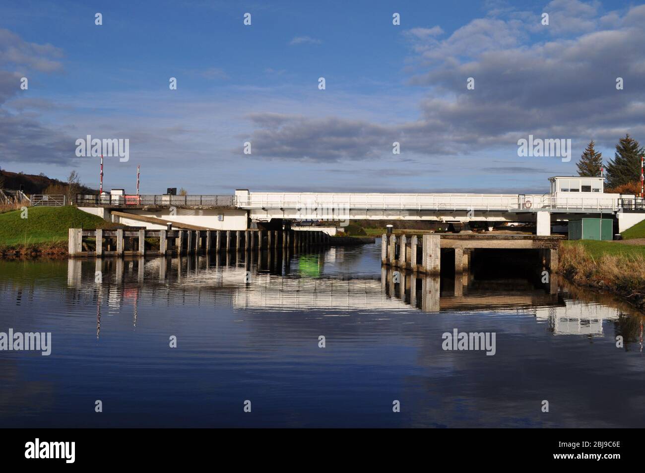 Aberchalder Swing Bridge, Invergarry, Scotland Stock Photo - Alamy
