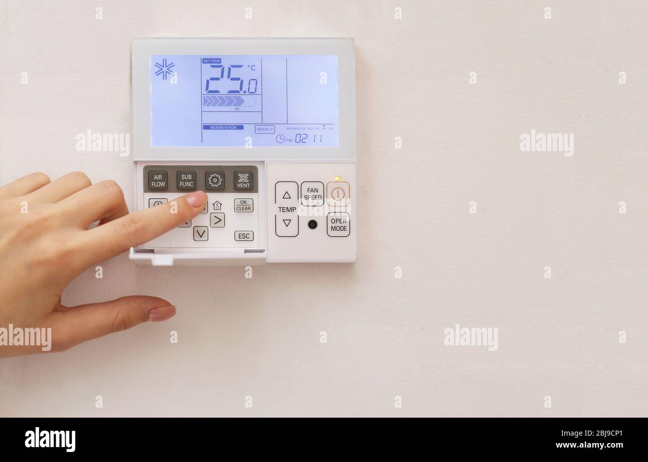Air conditioning wireless controller hi-res stock photography and ...