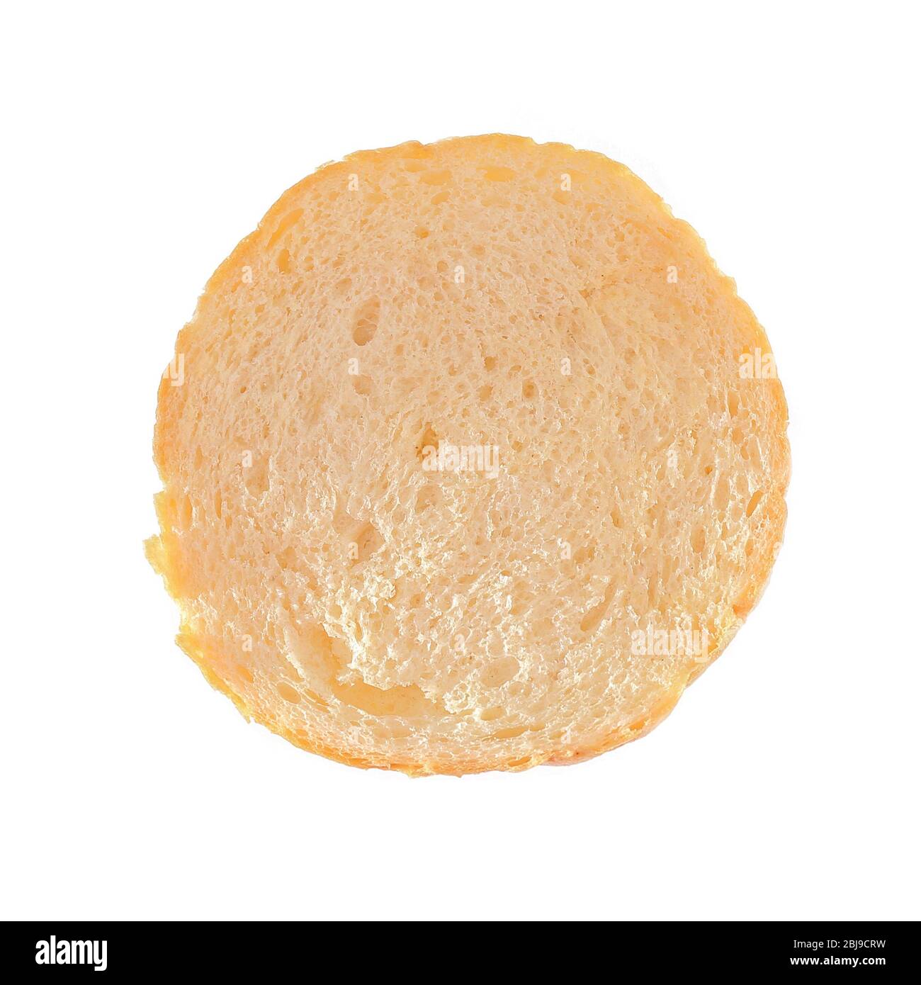 Sliced burger bun on white background Stock Photo - Alamy