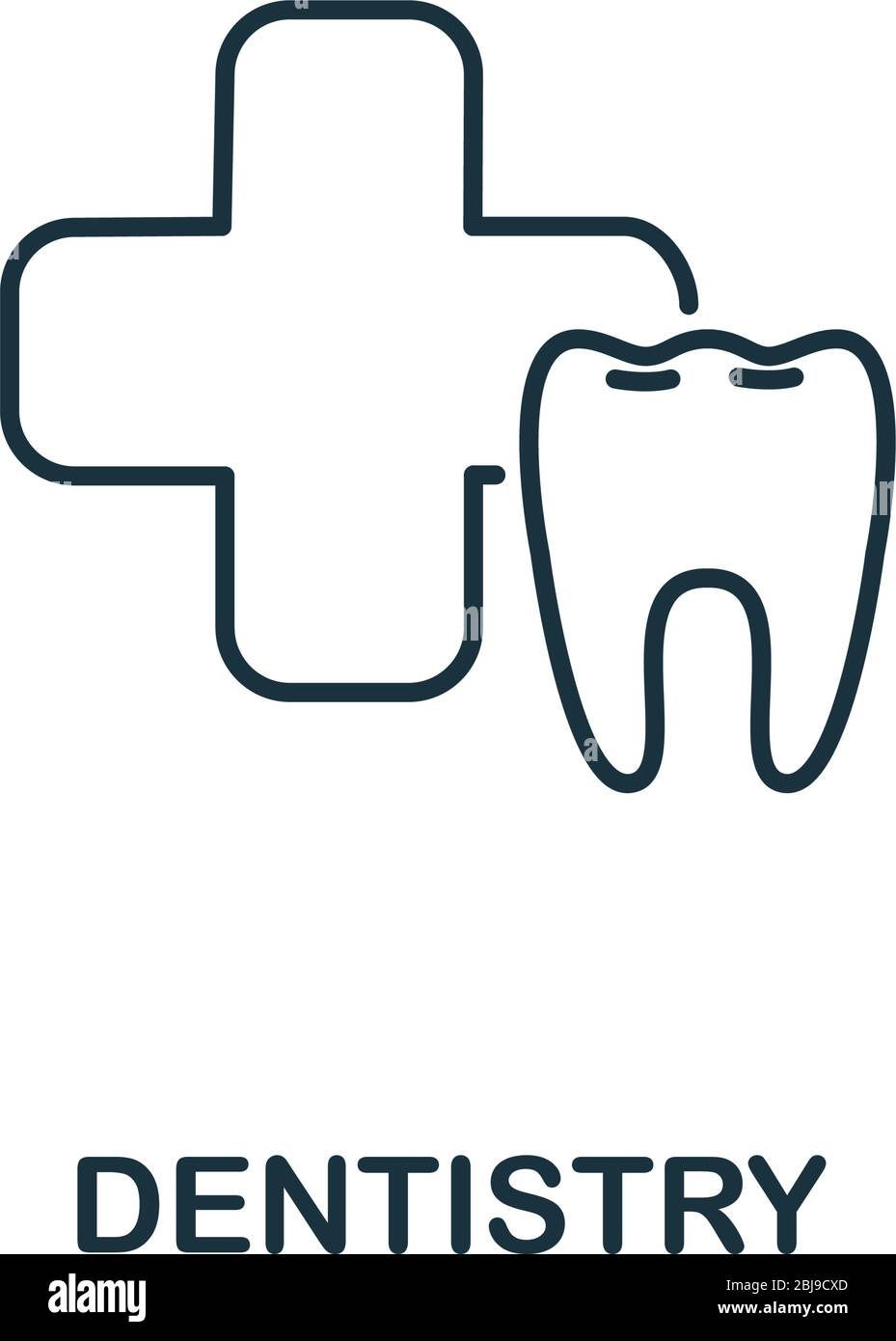 Dentistry icon from medical collection. Simple line element Dentistry ...