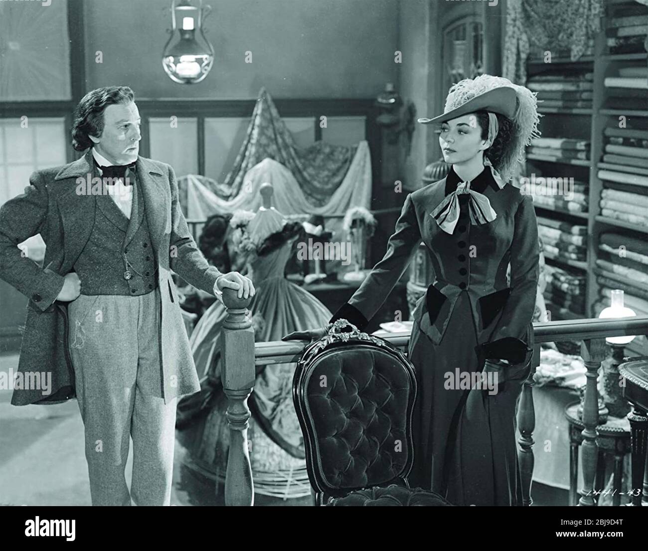 MADAME BOVARY 1949 MGM film with Jennifer Jones and Frank Allenby Stock ...
