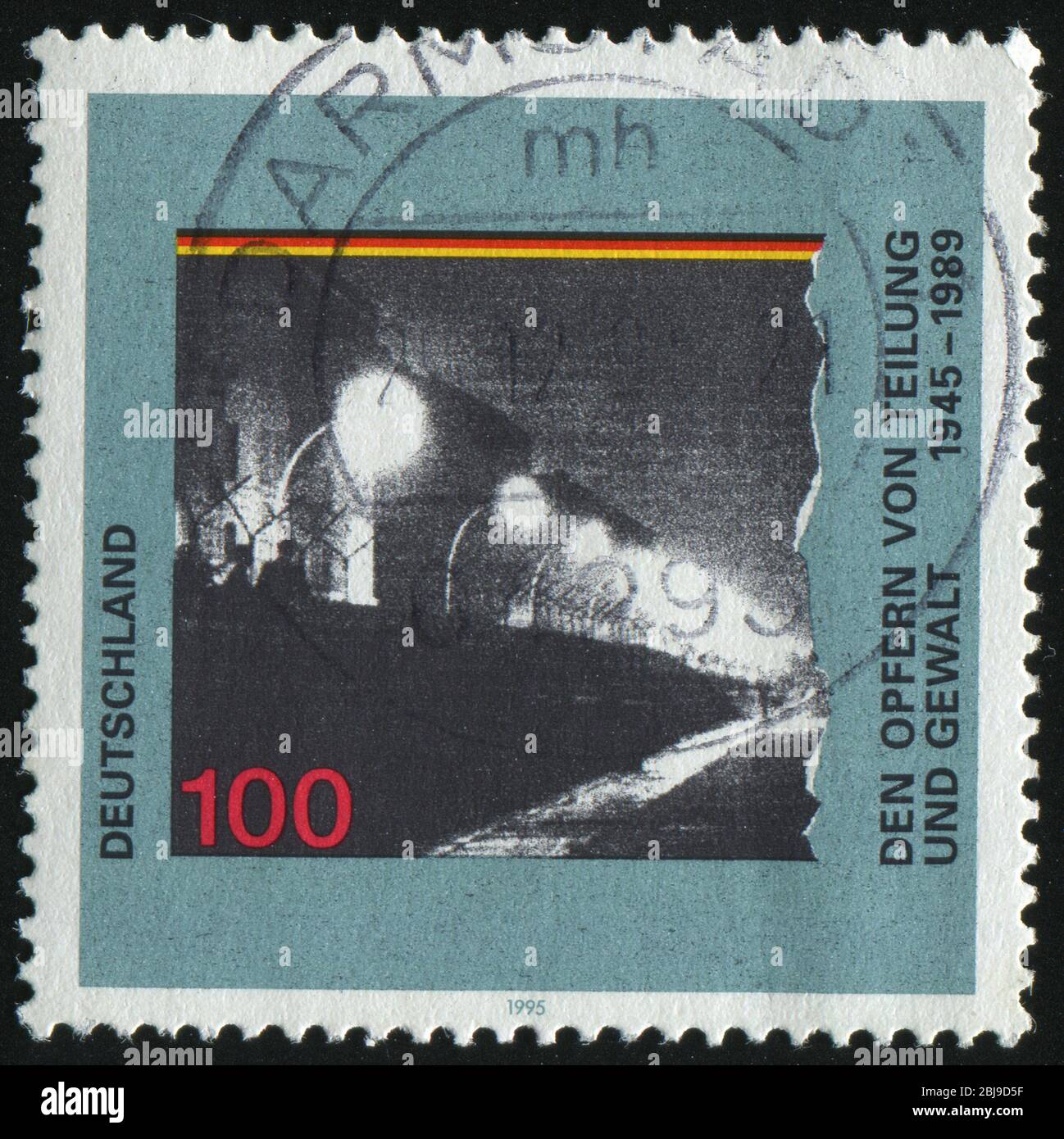 GERMANY- CIRCA 1995: stamp printed by Germany, shows Victims of a ...