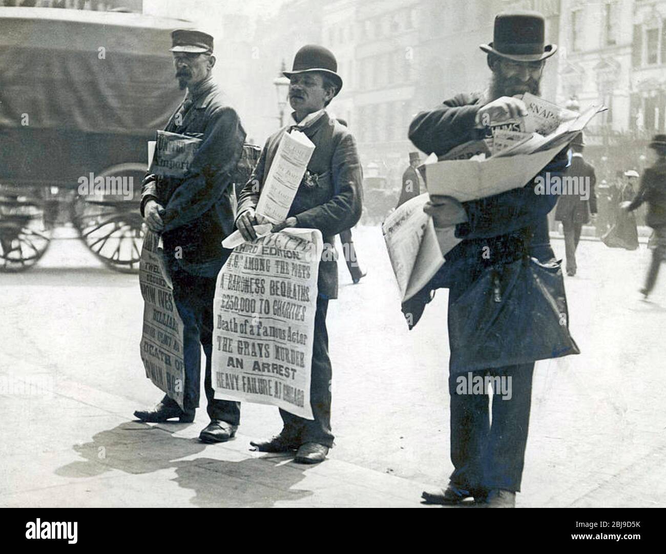 Victorian newspaper hi-res stock photography and images - Alamy