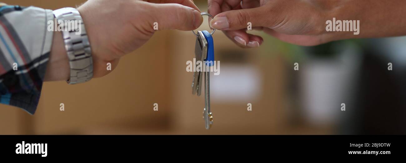 New owner of real estate Stock Photo - Alamy