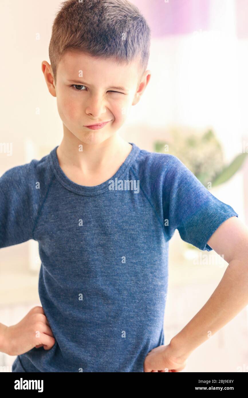 Funny little boy Stock Photo - Alamy