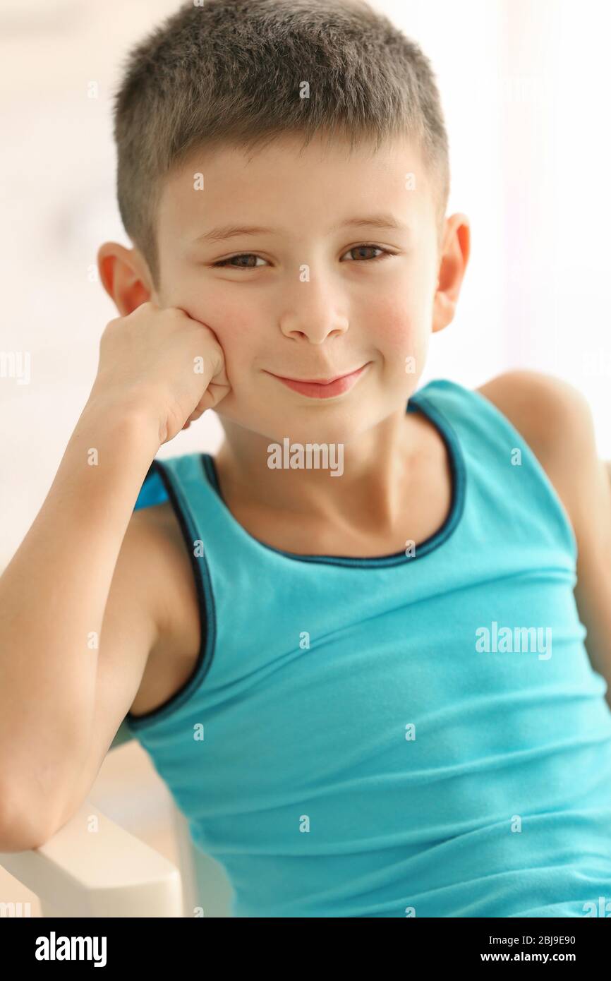 Funny little boy Stock Photo - Alamy