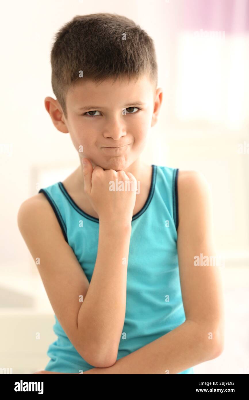 Funny little boy Stock Photo - Alamy