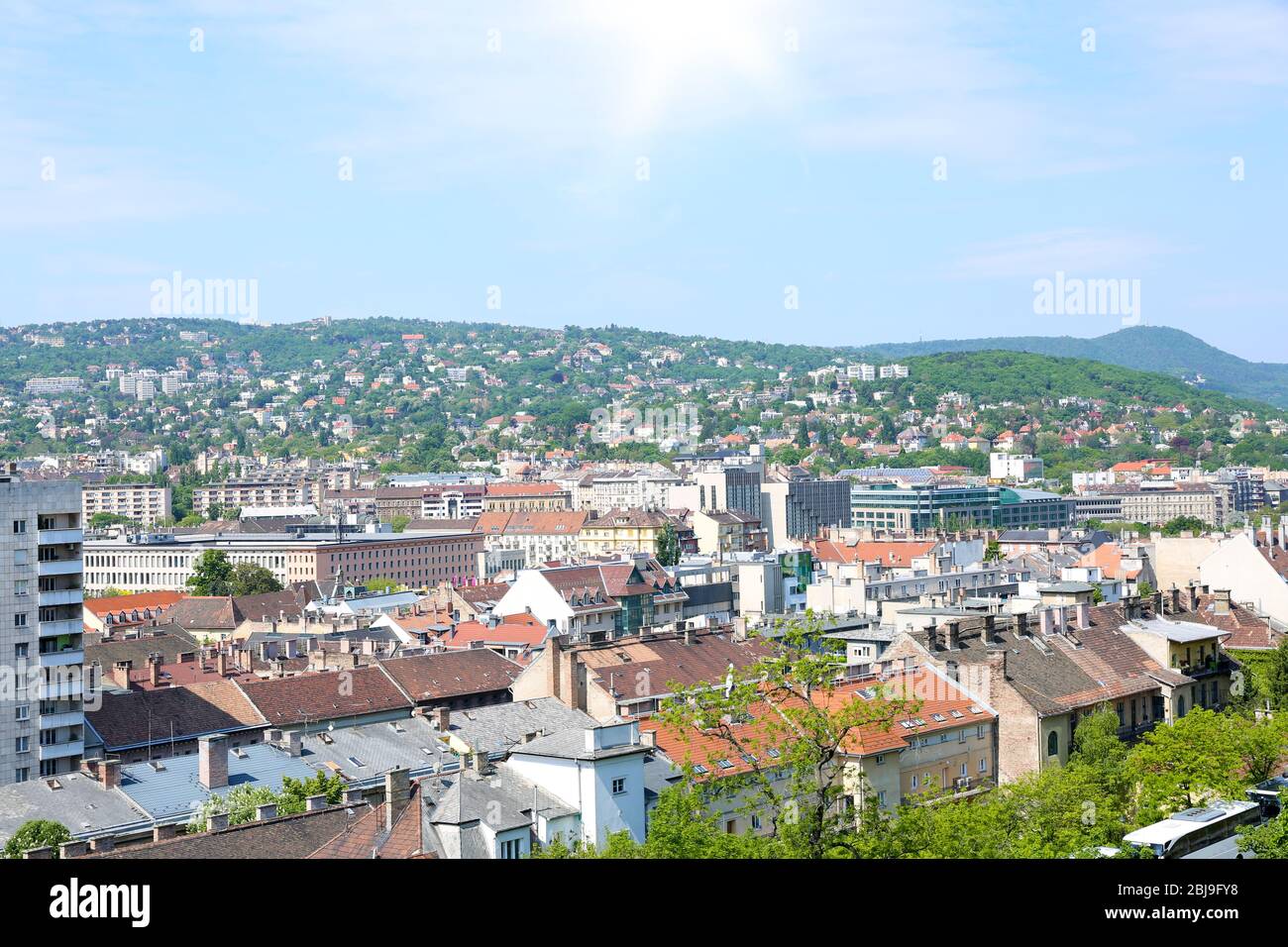 Big city landscape Stock Photo - Alamy