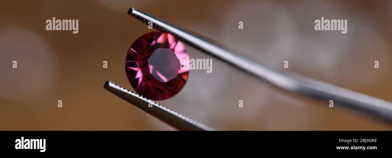 Red gemstone pendant hi-res stock photography and images - Alamy