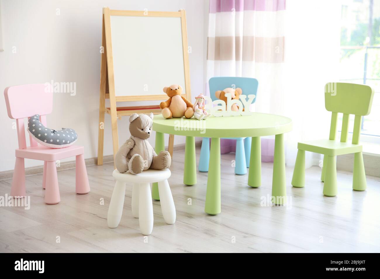 Interior of playing room Stock Photo - Alamy