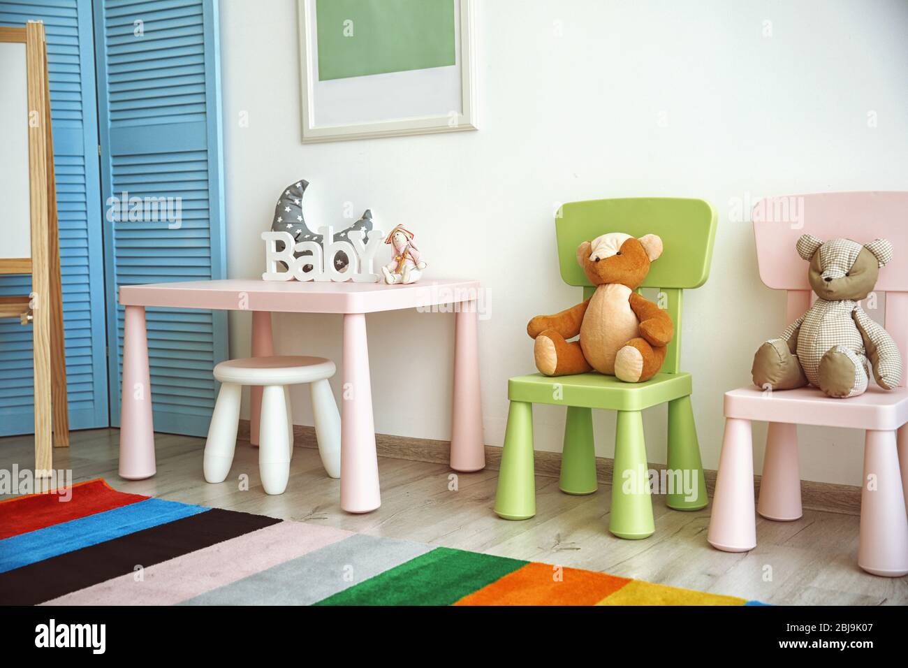 Interior of playing room Stock Photo - Alamy