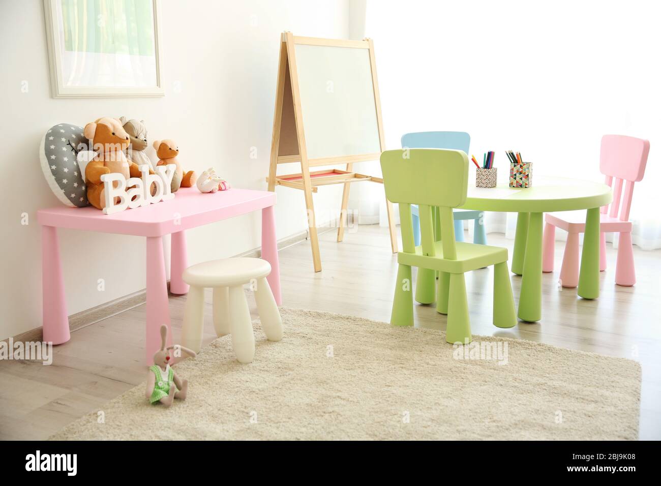 Interior of playing room Stock Photo - Alamy