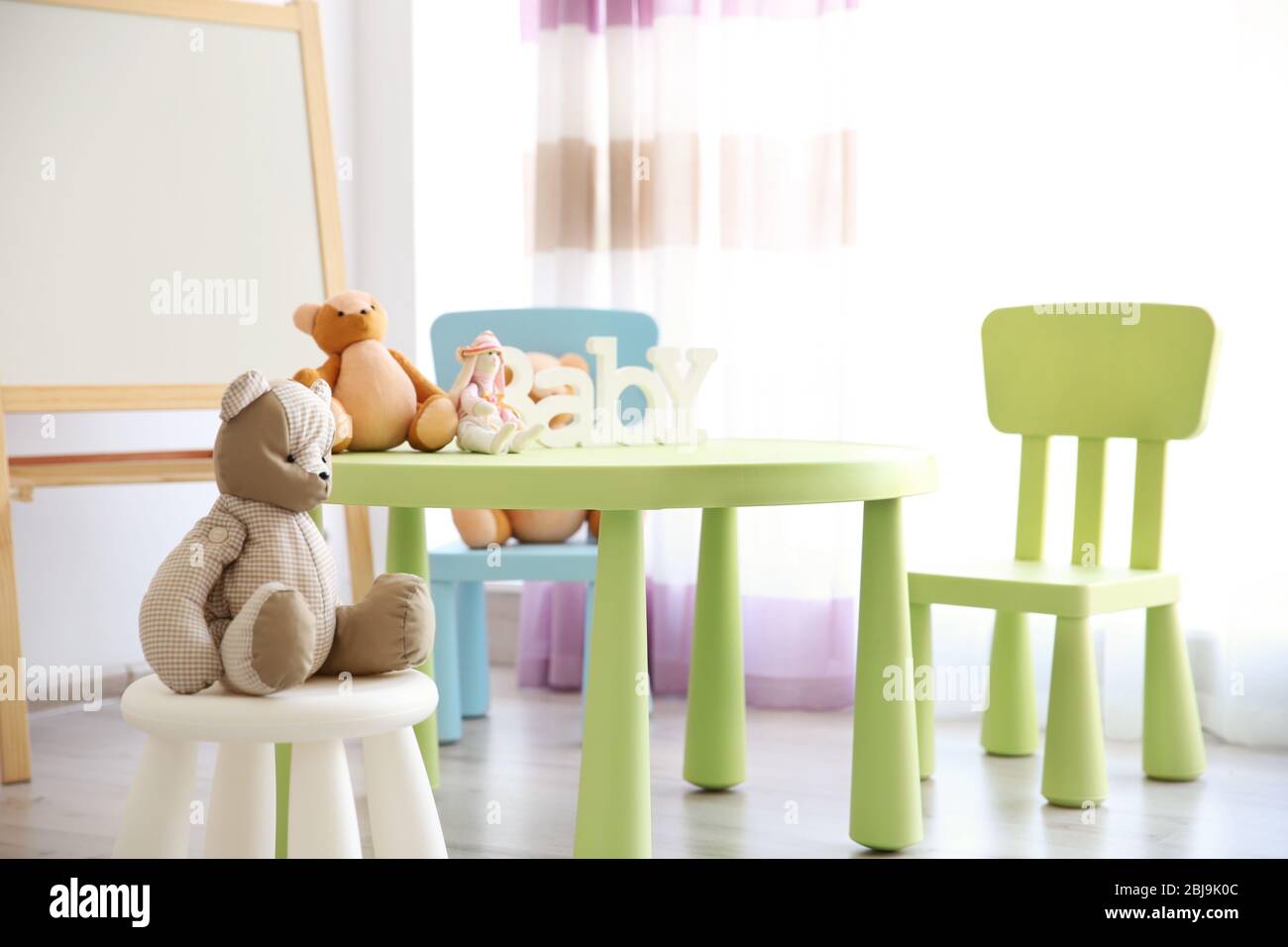 Interior of playing room Stock Photo - Alamy