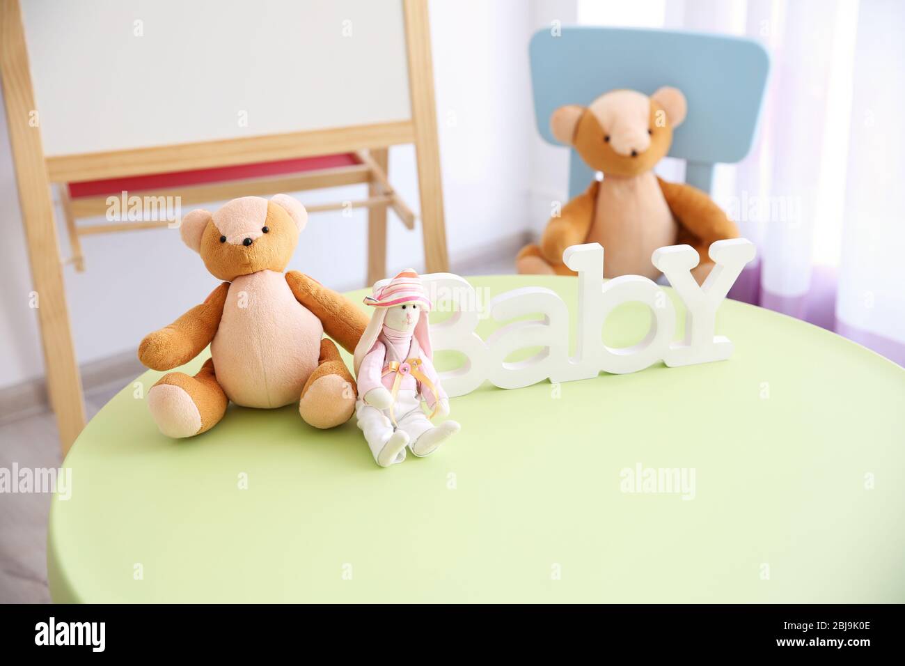 Interior of playing room Stock Photo - Alamy