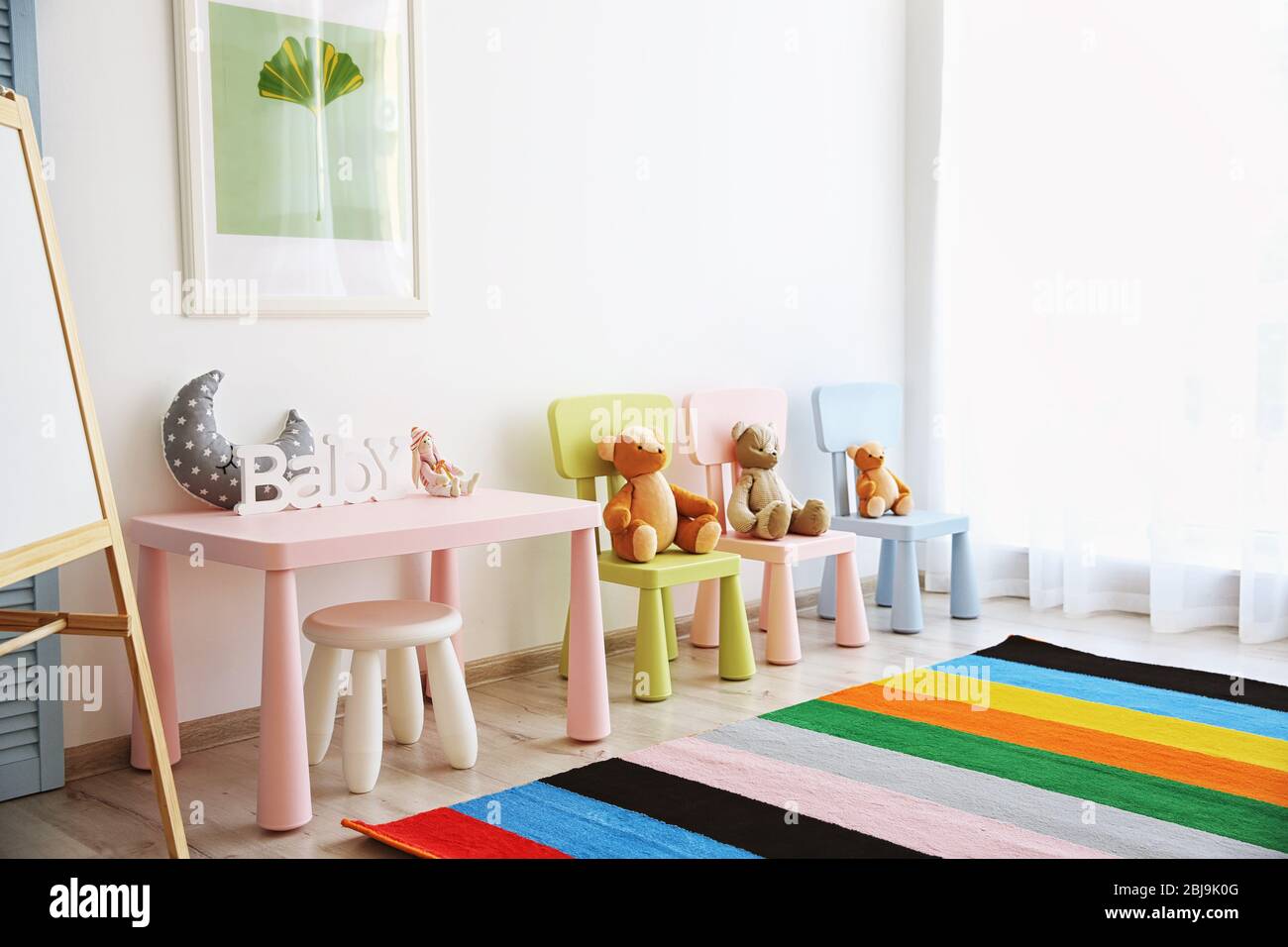 Interior of playing room Stock Photo - Alamy
