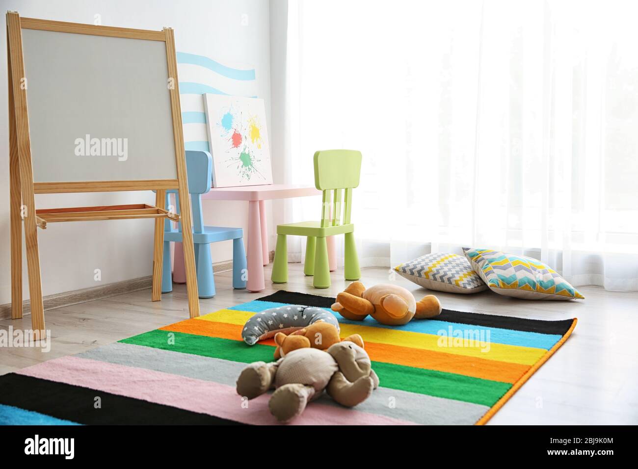 Interior of playing room Stock Photo - Alamy