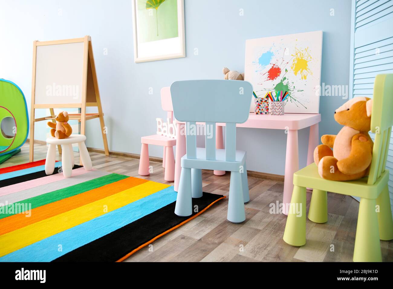 Interior of playing room Stock Photo - Alamy