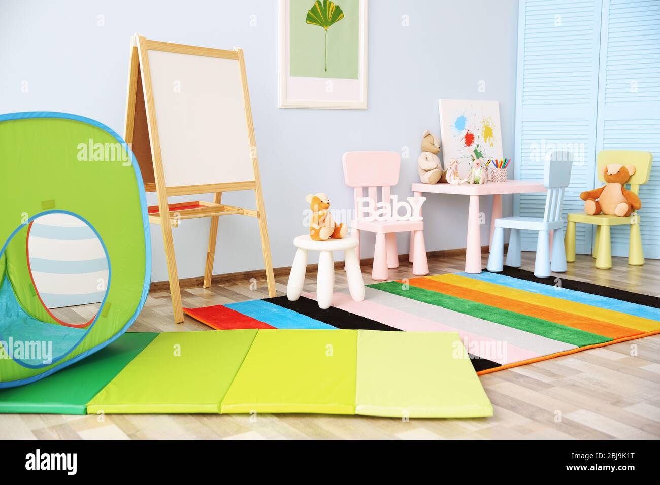 Interior of playing room Stock Photo - Alamy