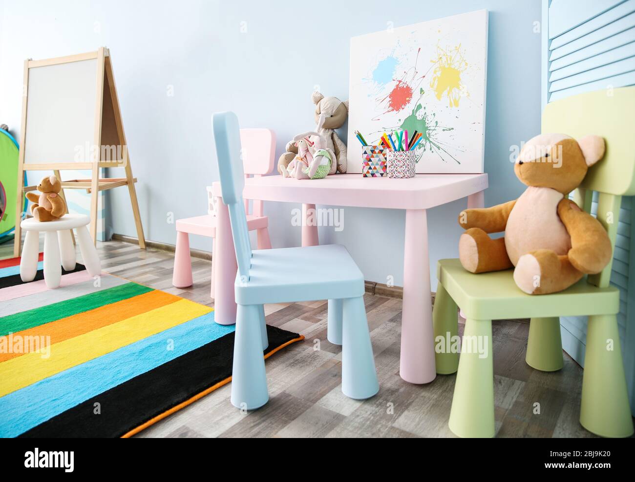 Interior of playing room Stock Photo - Alamy