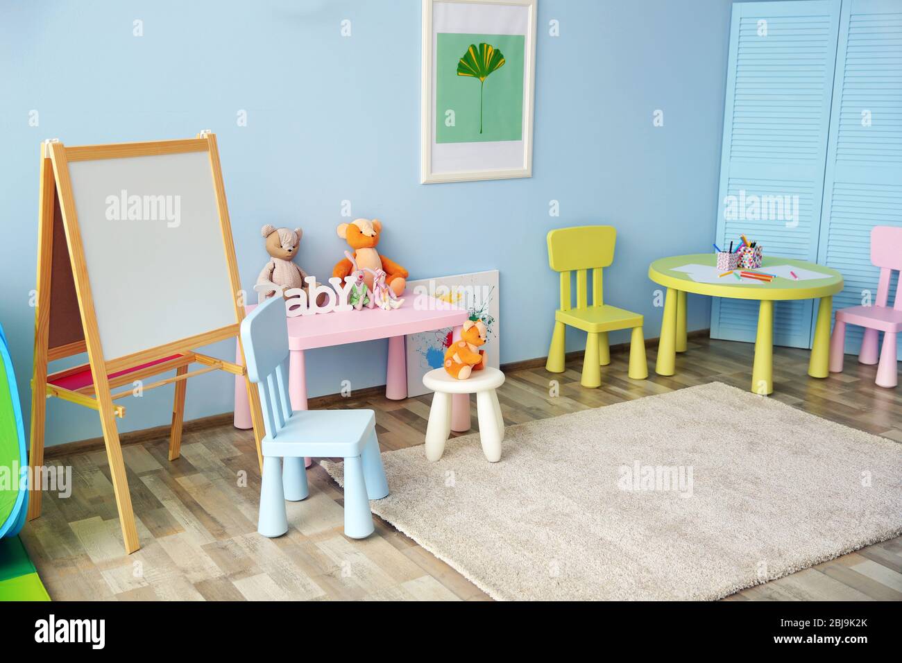 Interior of playing room Stock Photo - Alamy