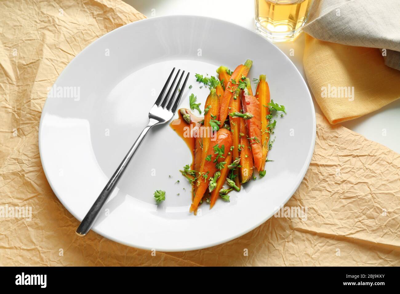 Carrots slices on plate hi-res stock photography and images - Alamy