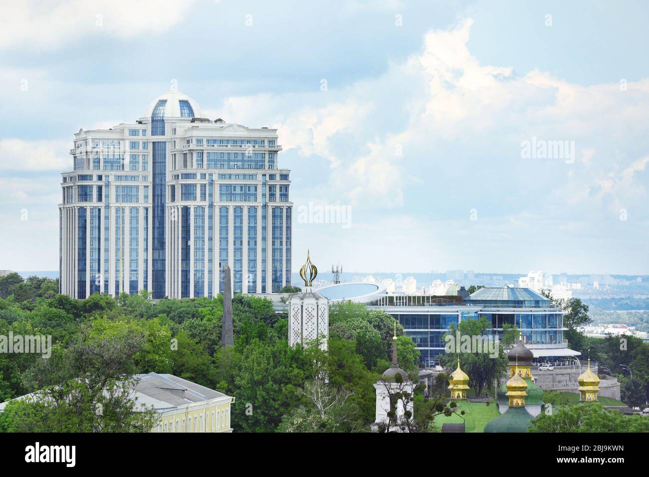 Beautiful panoramic view of city Stock Photo - Alamy
