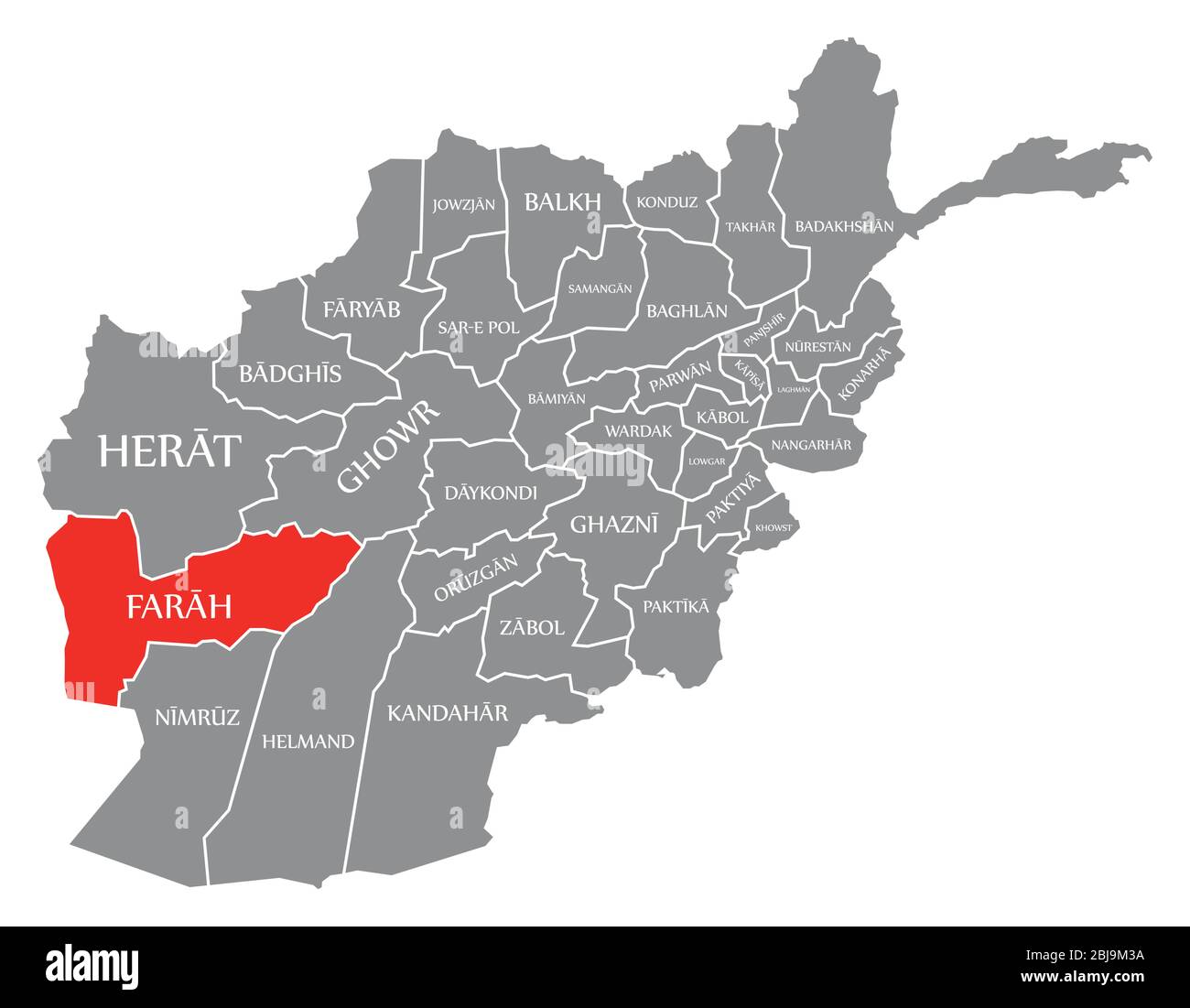 Farah province in afghanistan Stock Vector Images - Alamy