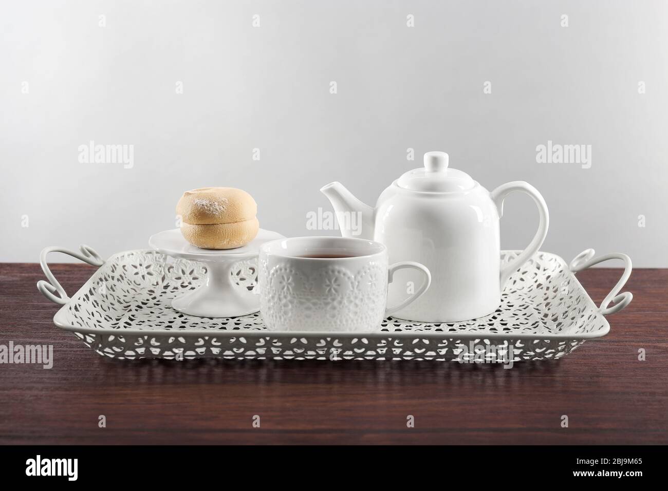 White ceramic tea set hi-res stock photography and images - Alamy